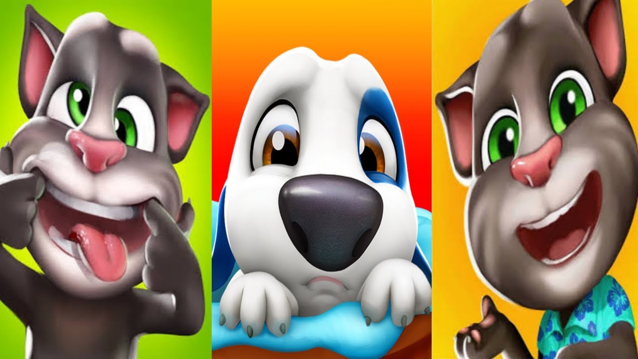 My Talking Hank vs Talking tom 2 & talking tom Gameplay Part 32 - YouTube