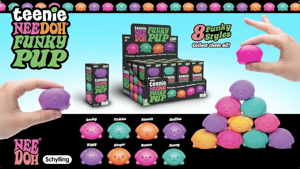 Teenie NeeDoh Funky Pup - YouTube