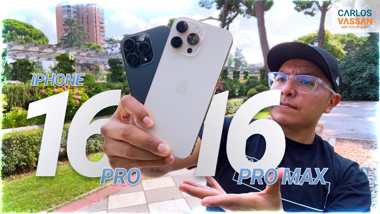 iPhone 16 Pro VS 16 Pro Max | ¿Cuál te conviene más? - YouTube
