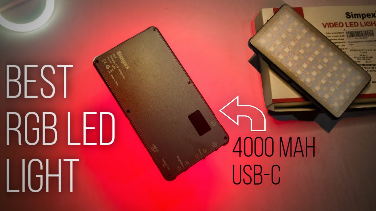Simpex Pocket RGB Light Review | Best LED light under 4500 Rs / 60 USD ...