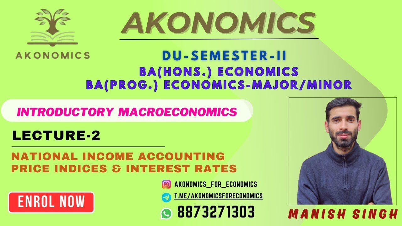 Macroeconomics | Akonomics | Economics | BA (Hons) Eco | BA(P) Eco ...