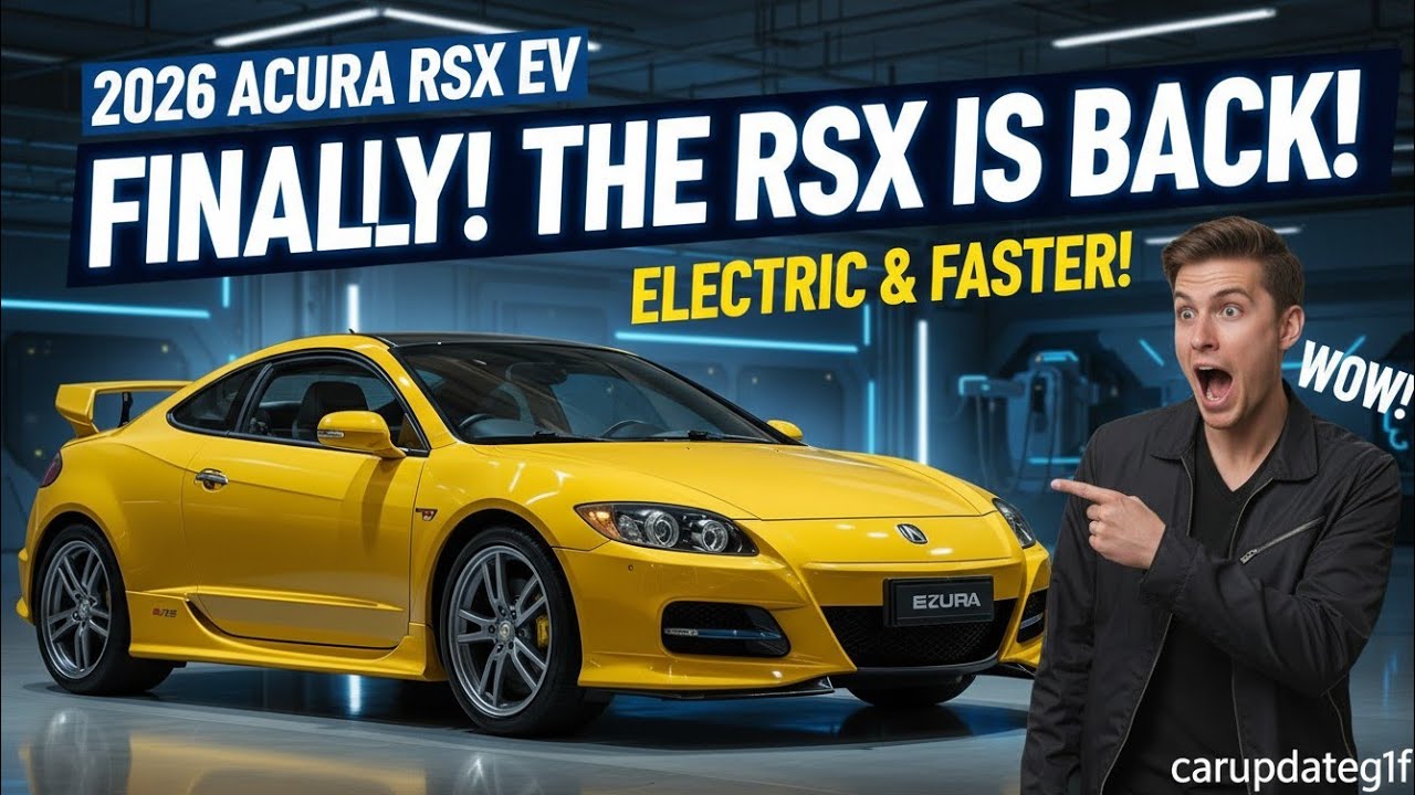 2026 ACURA RSX EV EXPLAINED | ELECTRIC SPORT COUPE - YouTube