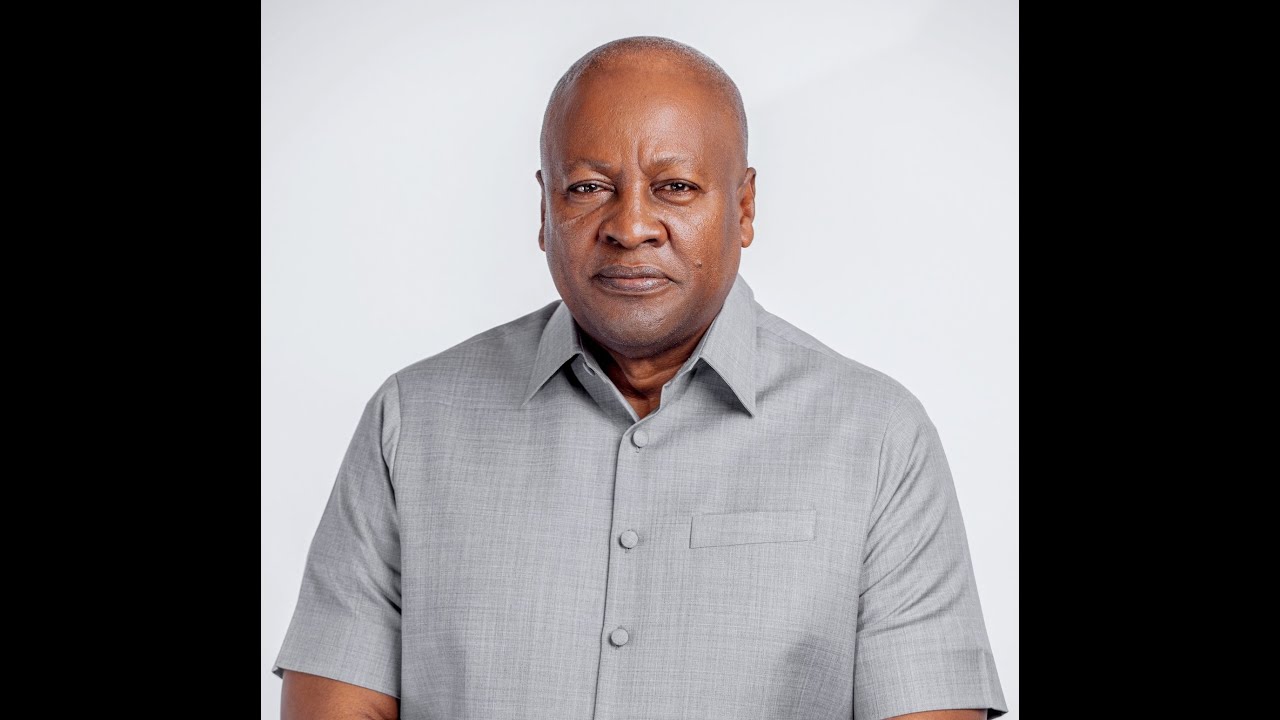 Arrival of H.E. John Dramani Mahama at the funeral of the late KAMA ...