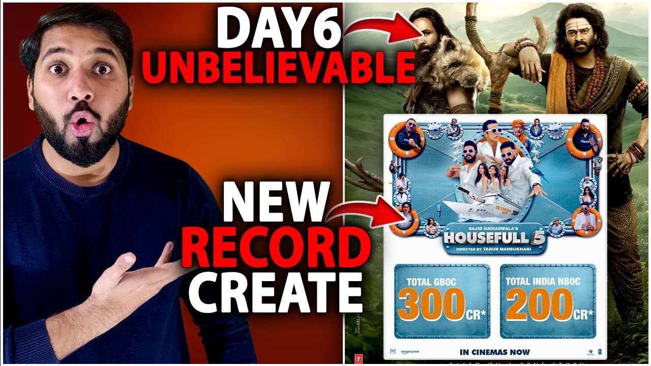 Housefull 5 Total Worldwide Box Office Collection | Kannappa Day 6 Box ...