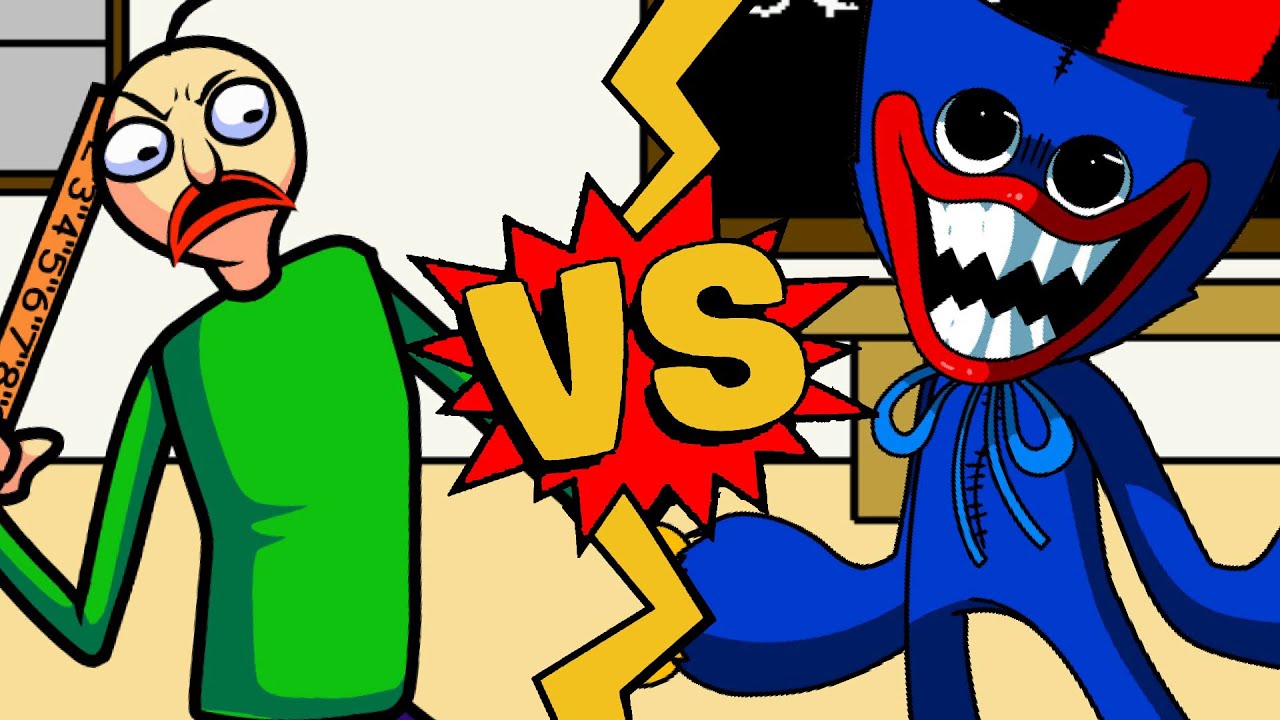 M.U.G.E.N. Battles | Baldi vs Huggy Wuggy | Baldi's Basics vs Poppy ...