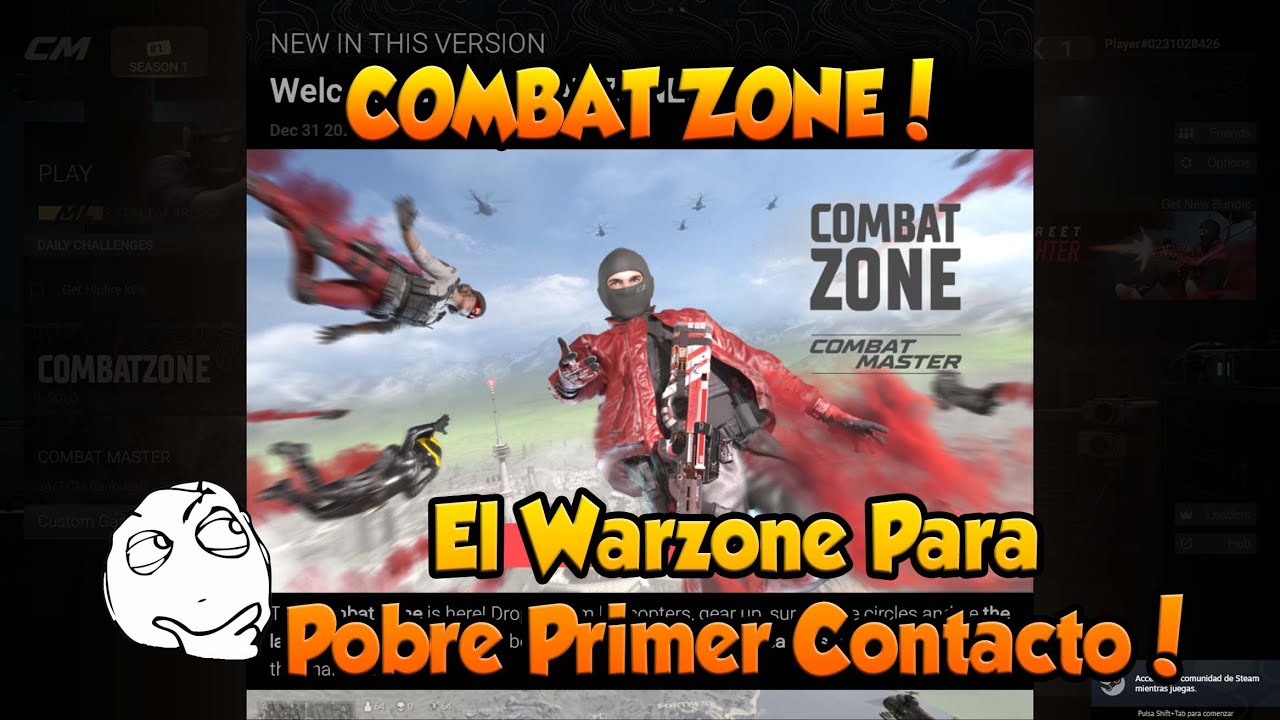 #Steam Combat Zone el Warzone Para Pobre! Primer Contacto! - YouTube