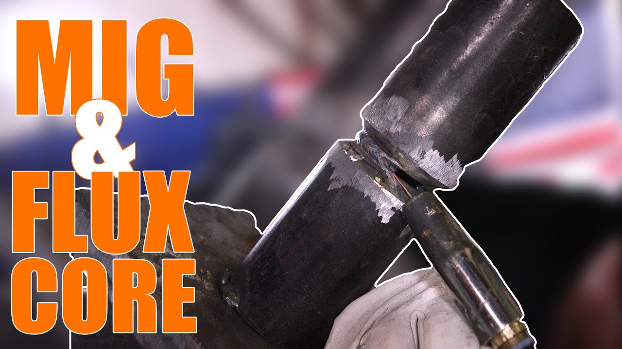 MIG / Dual Shield Flux Core on Heavy Wall Pipe - YouTube