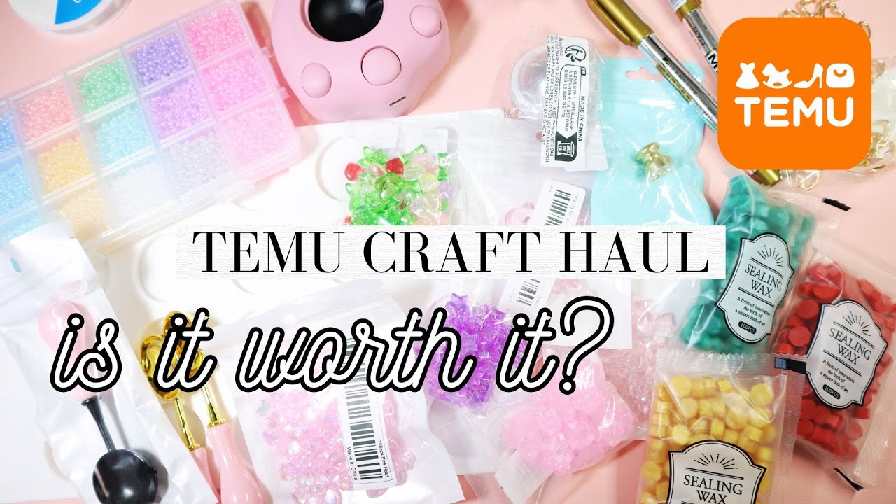 IS TEMU WORTH IT??? Affordable Craft Haul Unboxing 😱 WITH LINKS! - YouTube