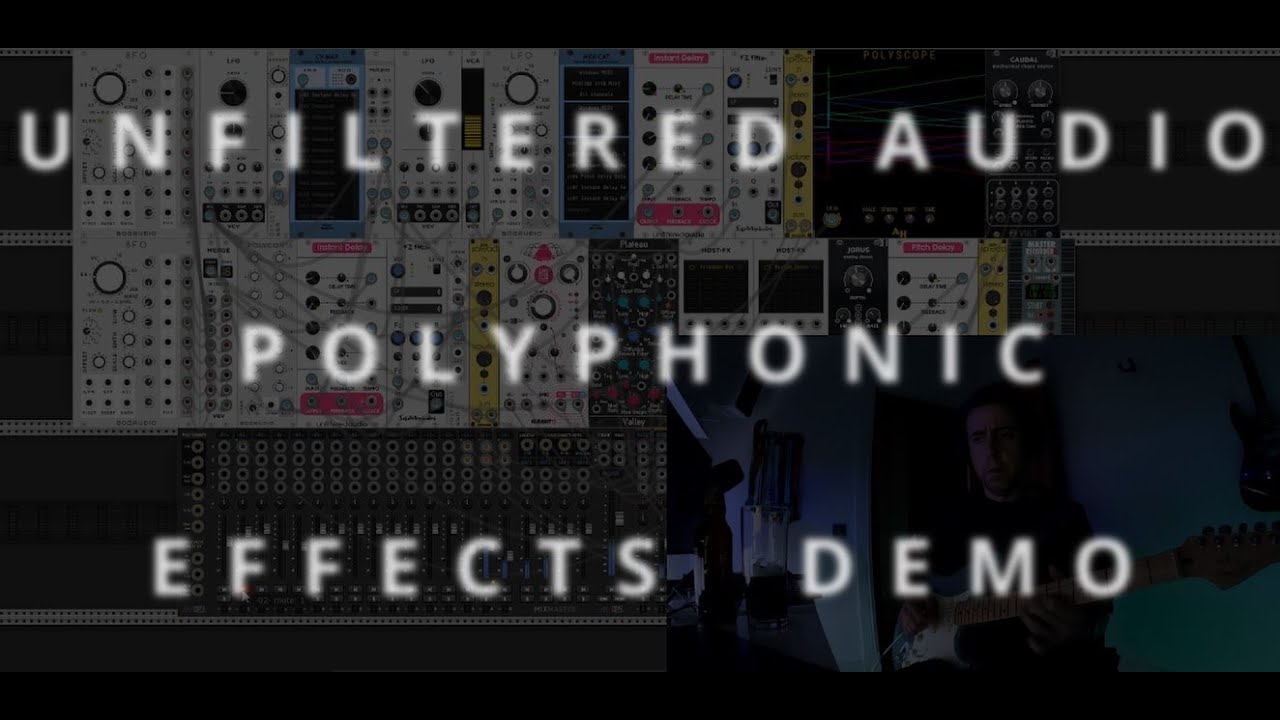 Unfiltered Audio - Polyphonic Instant Delay Demo (VCV Rack/MIDI Foot ...