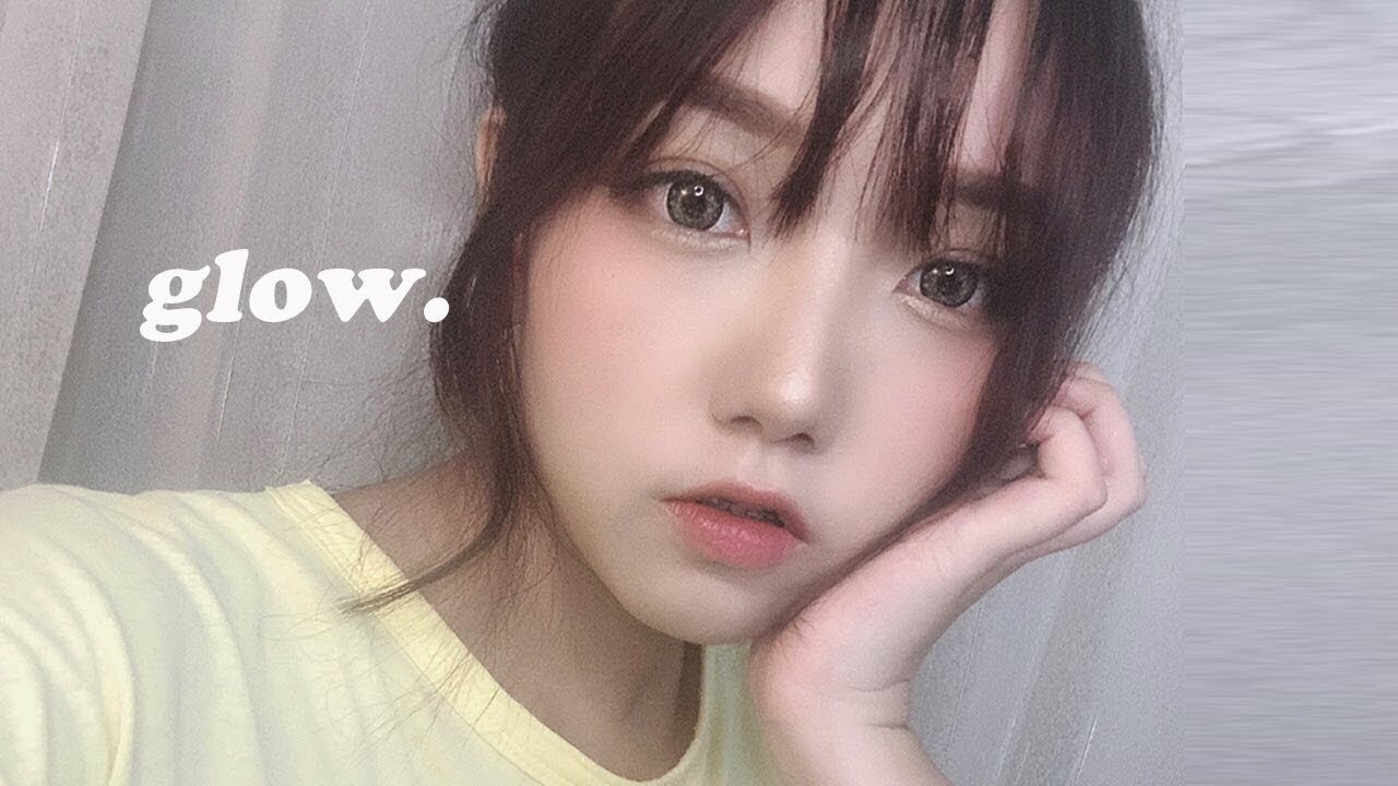 Simple clean girl makeup with natural glow skin look tutorial - YouTube