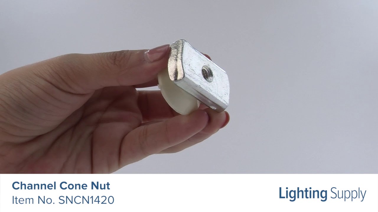 Garvin Channel Cone Nut (SNCN1420) - YouTube