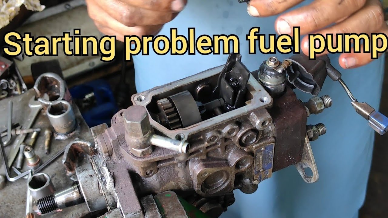 how to starting problem diesel pump - diesel pump full repair - Toyota 3b diesel pump repair ...