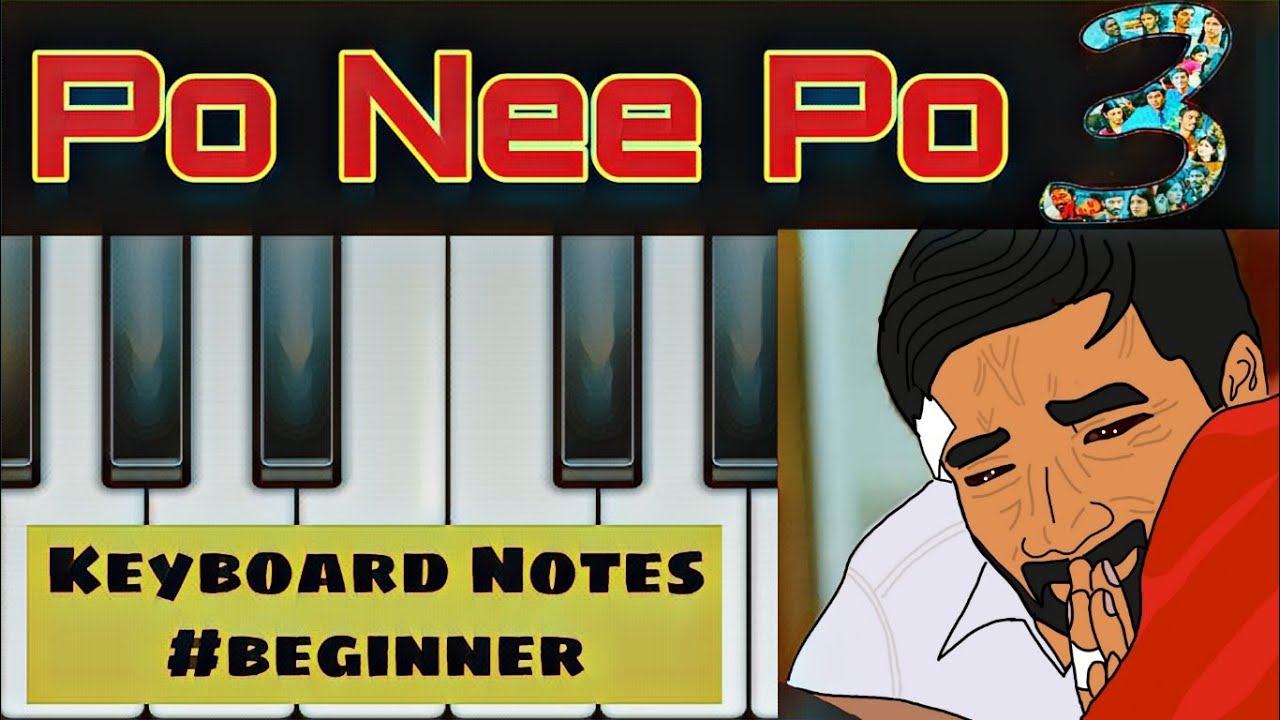 Po nee po Piano Tutorial - 3 | Moonu | Keyboard Notes | Beginner # ...