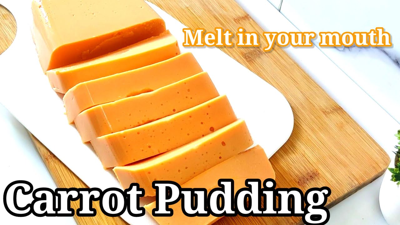 Easy Carrot Pudding Recipe in English - YouTube