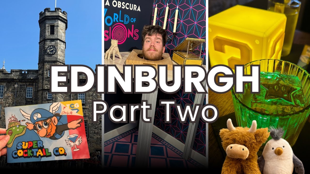 Edinburgh Vlog - Part Two | Edinburgh Castle, Camera Obscura, Cocktail ...