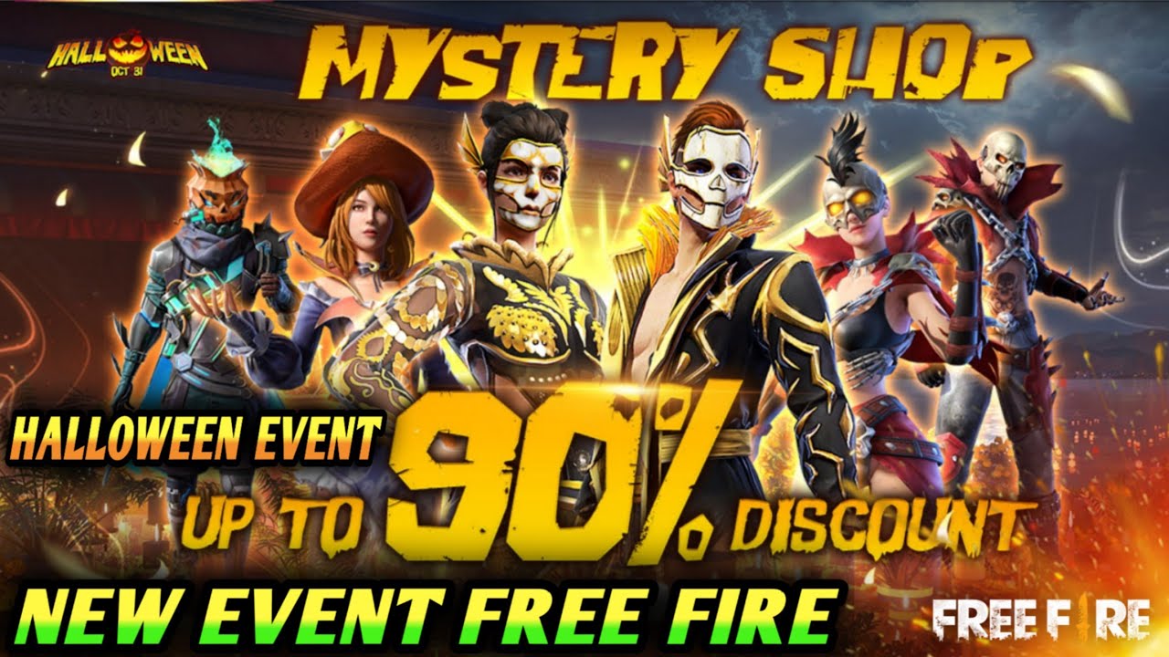 FREE FIRE HALLOWEEN EVENT 2021🎃 FREE FIRE NEW EVENT | NEW MYSTERY SHOP ...