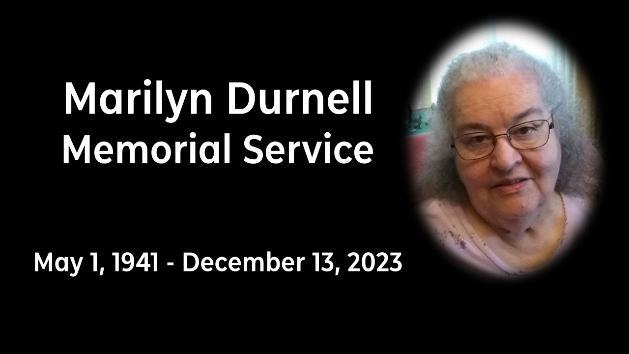 Funeral Service | Marilyn Durnell | 12-16-2023 - YouTube