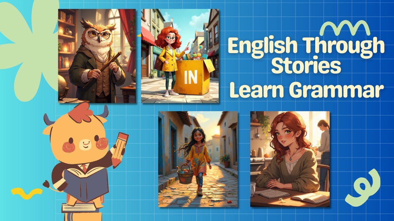 English Through Stories: Learn Grammar & Vocabulary with Animation ...