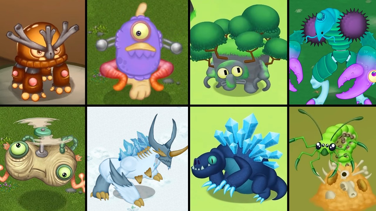 ALL Monster Fanmade by Ewubbz vs Slimer vs MSM Quibble Fan | My Singing ...