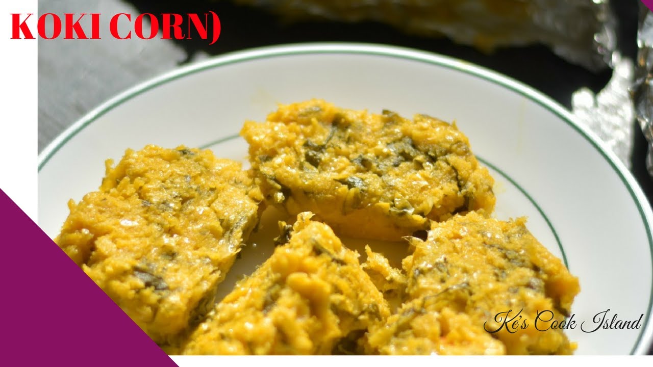 Oven -Steamed Koki Corn (mixed corn dumplings) [Episode 28]-Ke's Cook ...