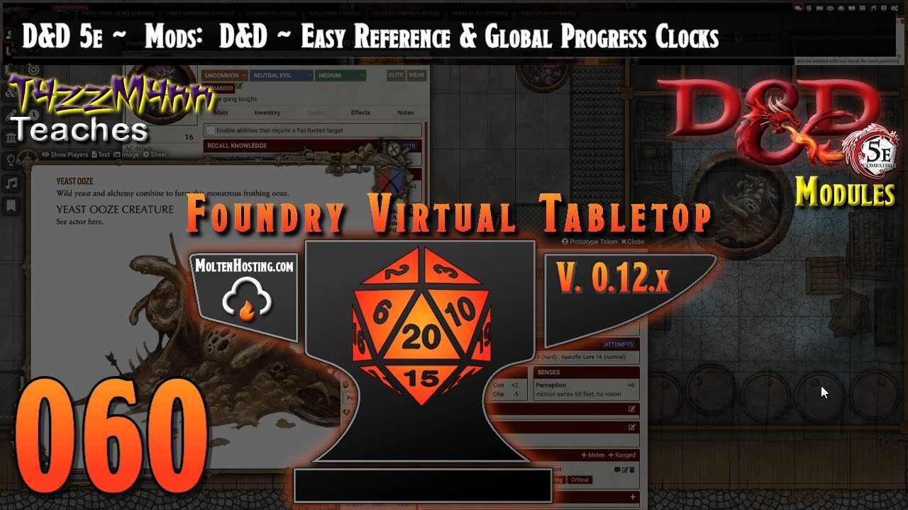 FVTT V12 (D&D 5e) FtGU E060 ~ Mods: D&D - Easy Reference & Global ...