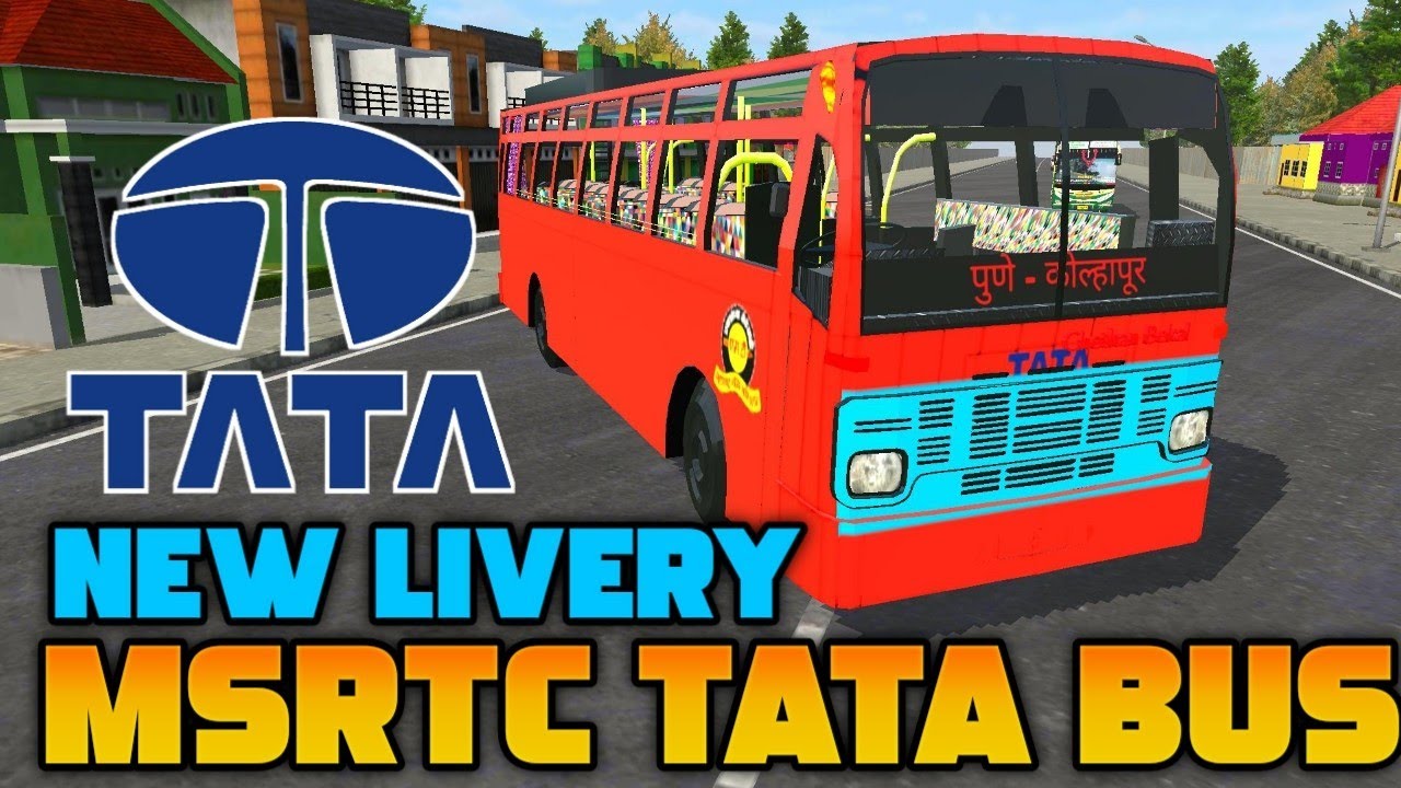 MSRTC Old Bus Mod For Bussid | msrtc bus game | Bussid | Bus Simulator ...