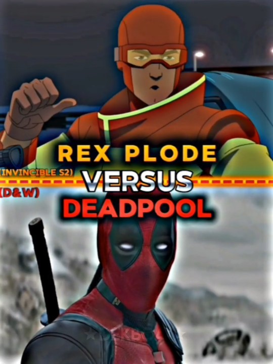Deadpool vs Rex Plode #1v1 #marvel #invincible #xyzbca #pop #2024 # ...