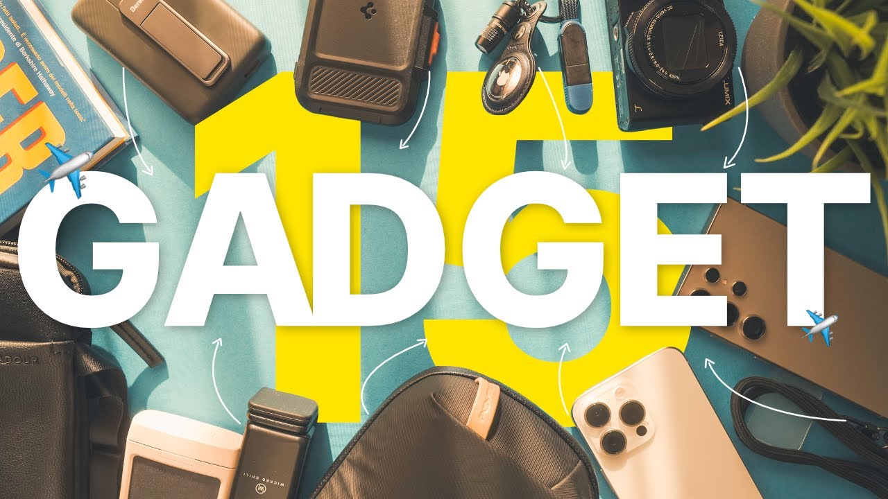 15 IMMANCABILI GADGET TECH da VIAGGIO! a partire da 15€ - Tech Solutions ep.2 - YouTube
