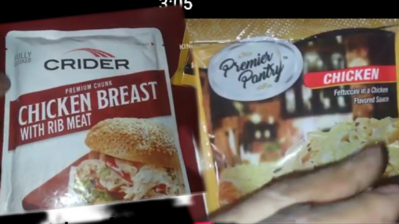 Crider Chicken & Pantry Pride chicken fettuccine soup - YouTube