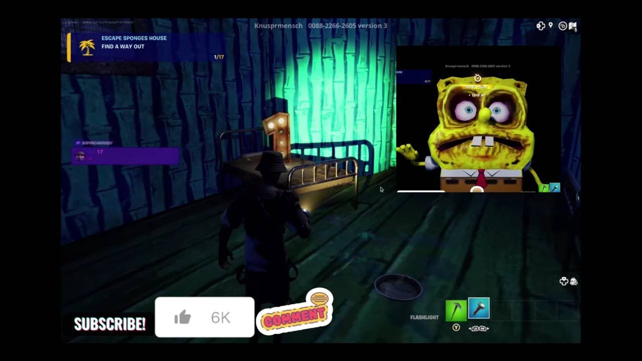 Fortnite:Escape the Horrifying Spongebob - YouTube