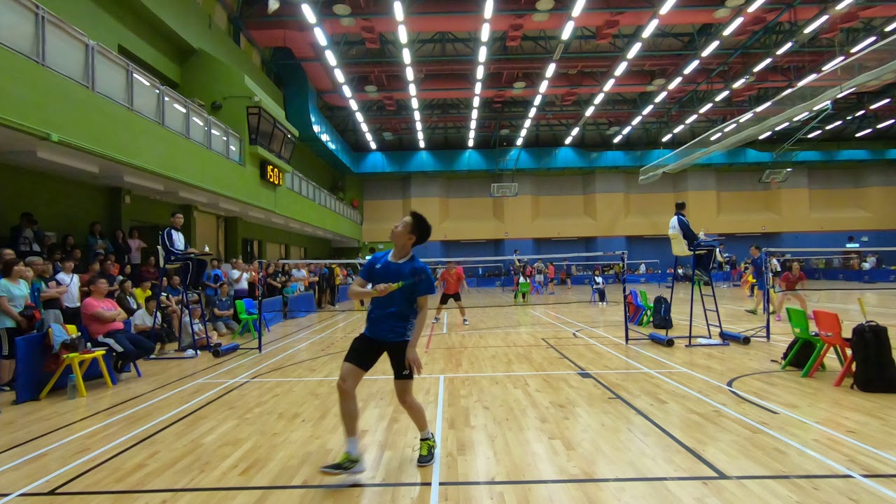 2019中銀香港全港羽毛球錦標賽 高級組 男單 吳英倫vs 鄧凱傑 GUNAWAN JASON vs TANG HOI KIT set 1 1 ...