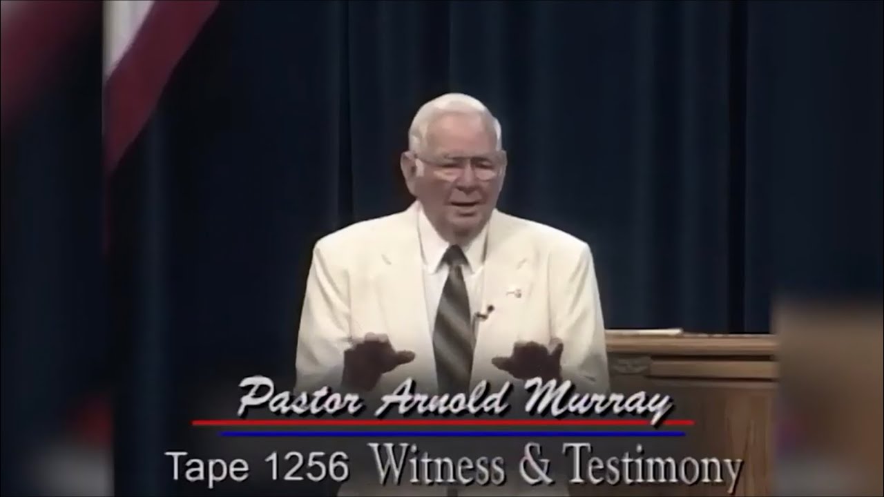 Witness & Testimony ~ Pastor Arnold Murray - YouTube