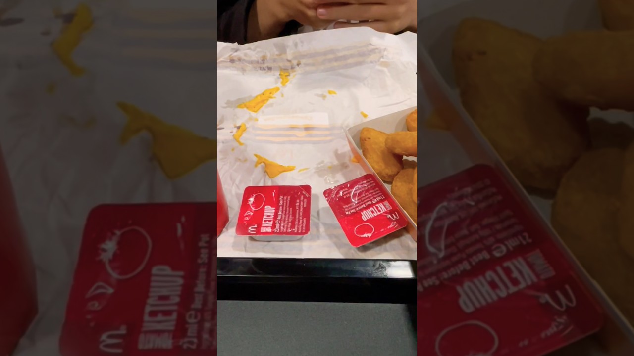 McDonald’s Sticky Cheese #mcdonaldsreview - YouTube