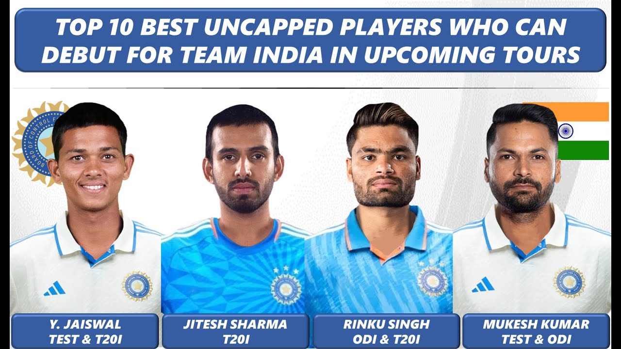 Top 10 Best Uncapped Players in line for Team India Debut in Upcoming ...