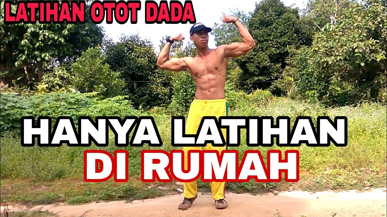 5 Variasi Latihan Dada Di Rumah / Bikin Dada Besar - YouTube