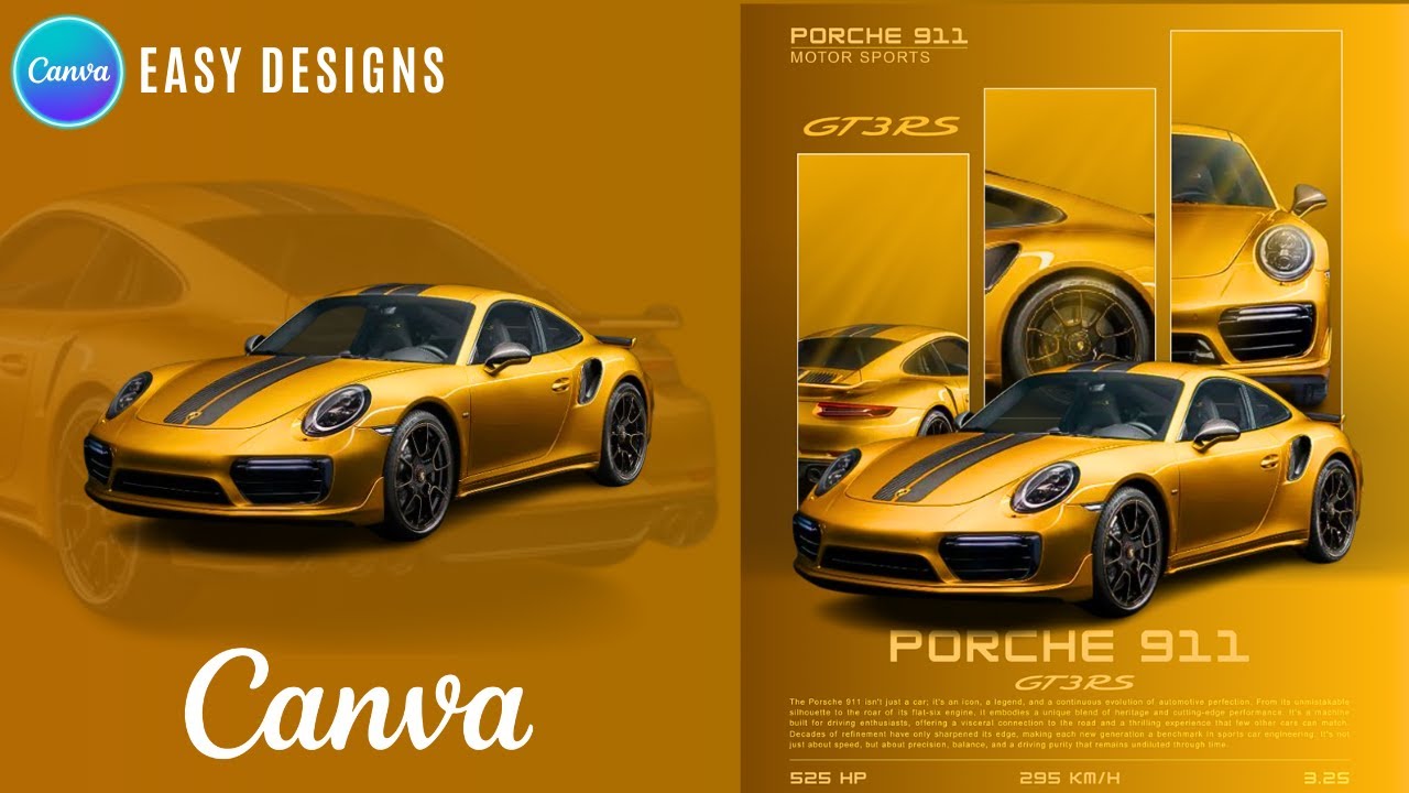 Create a Stunning Looking Canva Poster Design Tutorial step by Step ...
