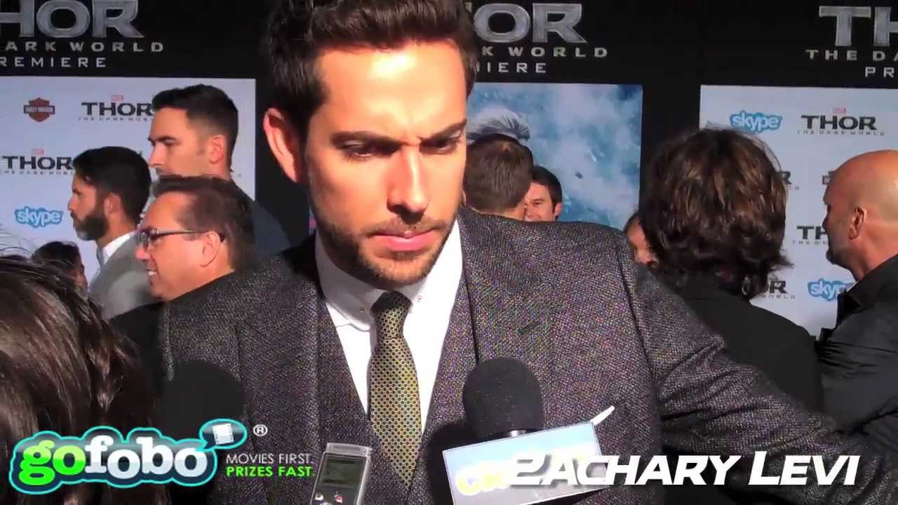 Thor:The Dark World Premiere - Zachary Levi (Fandral) - YouTube