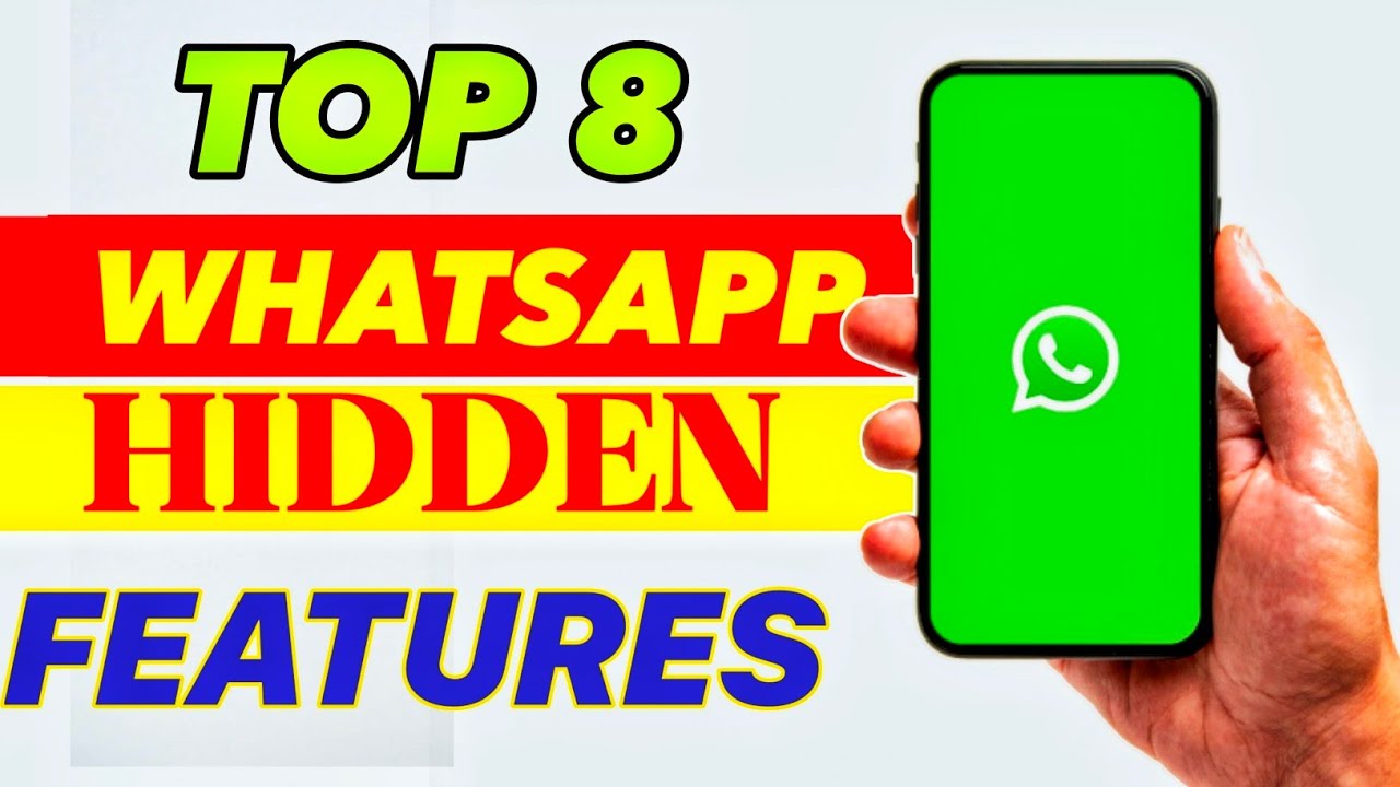 Top 8 WhatsApp HIDDEN Features 🔥 - YouTube
