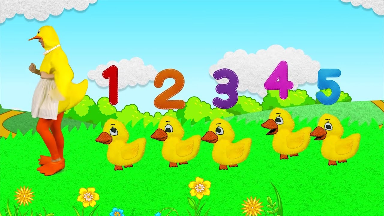 Five Little Ducks | Kids Songs | Ducks Songs | More Nursery Rhymes ...