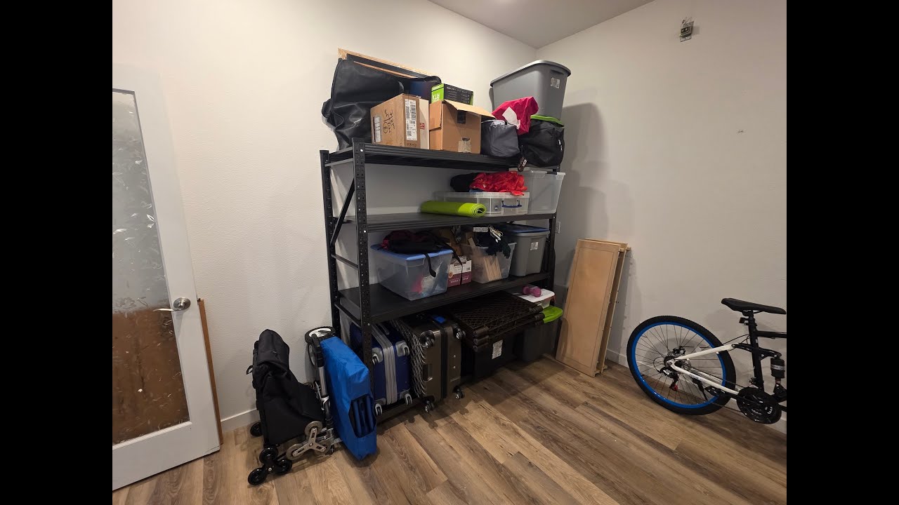 Large Garage storage racks, heavy duty 5000 lb rating - YouTube