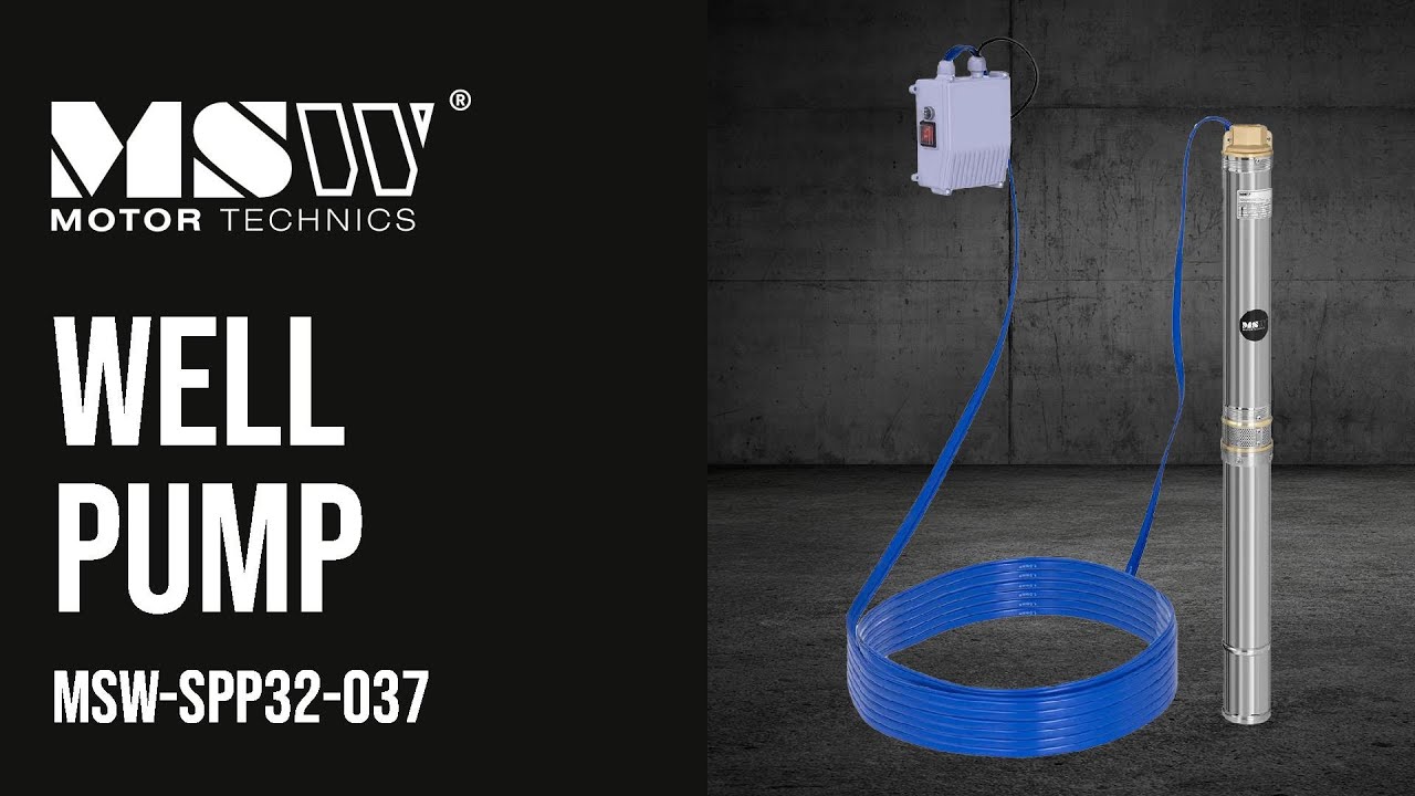 Well Pump MSW Motor Technics MSW-SPP32-037 | Product presentation ...