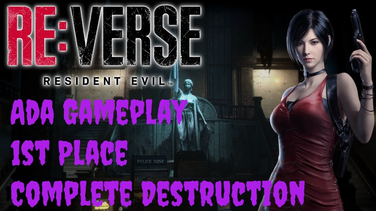 Resident Evil Re:Verse but i Demolish this lobby as Ada pistol build ...