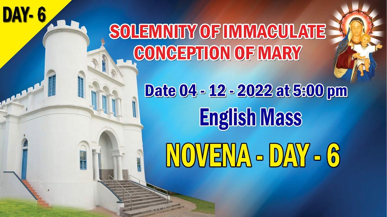 SOLEMNITY OF IMMACULATE CONCEPTION OF MARY | ROSS HILL FEAST | NOVENA ...
