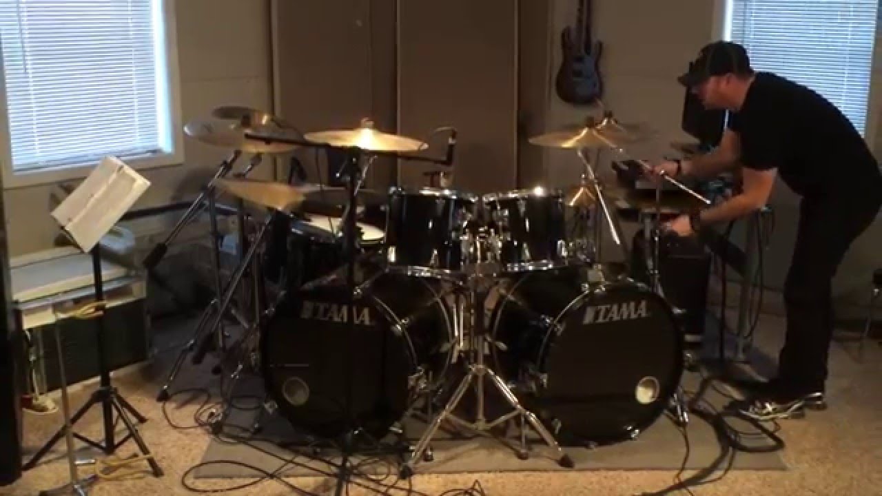 Darren Cobb plays drums to Obsidian from COBZWEB's CD Deathtober - YouTube