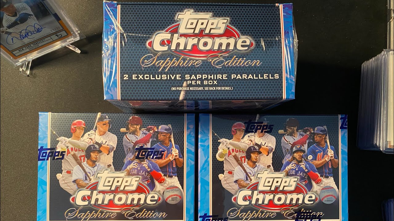 2022 Topps Sapphire 3 Box Opening BUYER BEWARE. Watch this before you ...