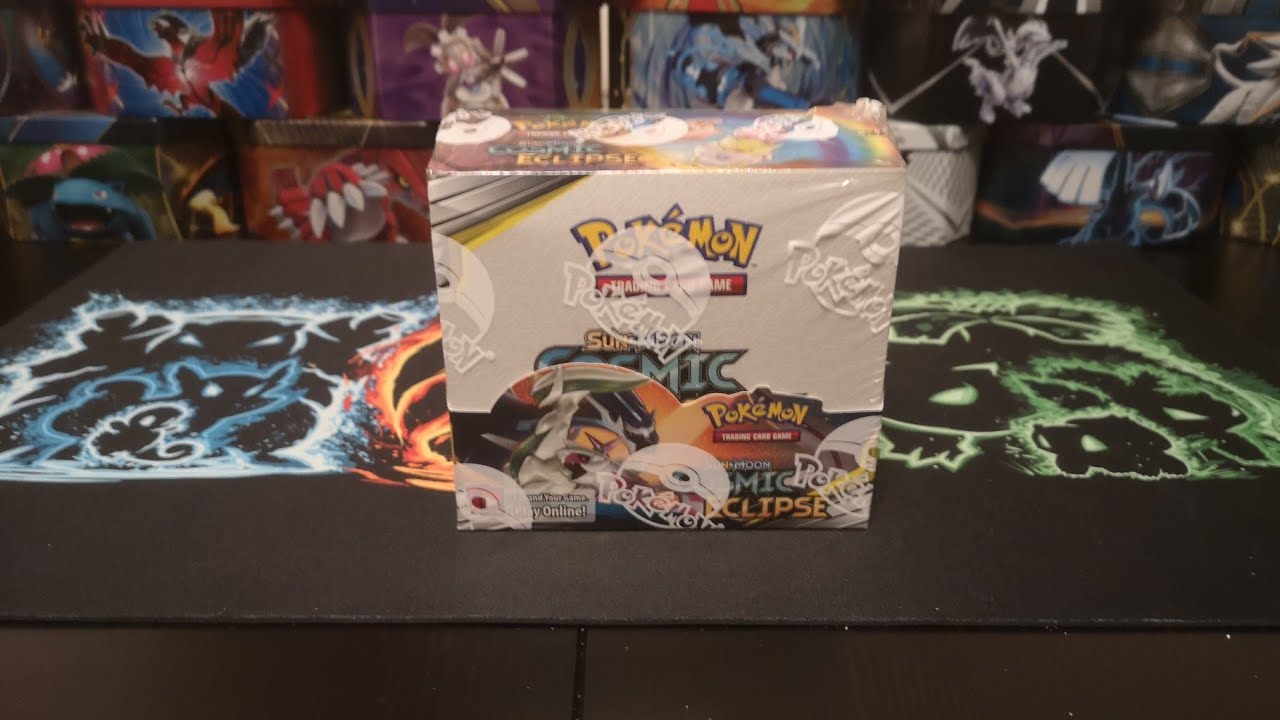 Part two of our cosmic eclipse box - full art trainer - YouTube