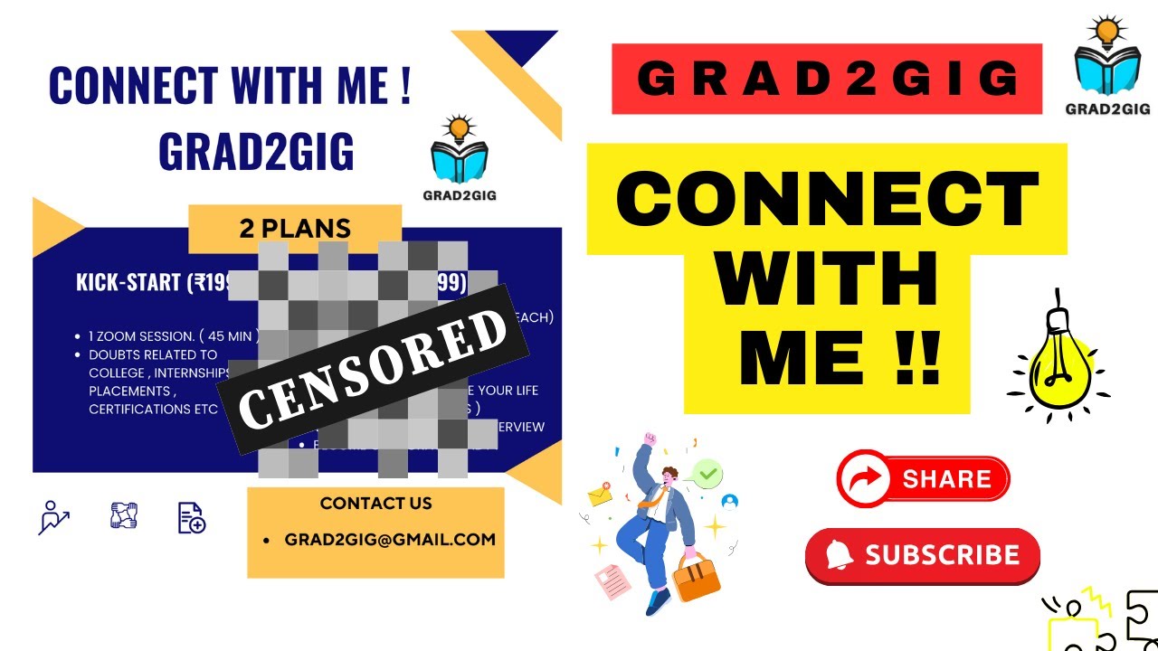 Connect With Me | 1:1 Mentorship & Career Guidance | Kick-Start and ...