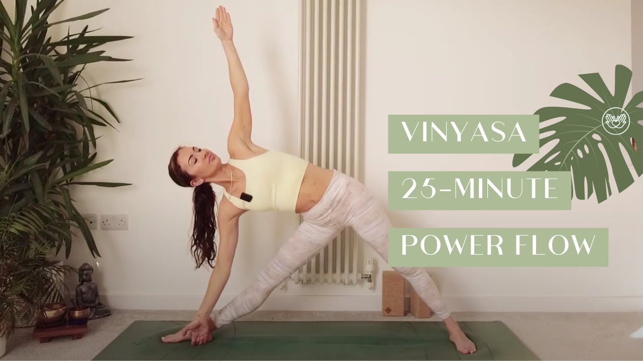 Power Vinyasa Yoga Flow/ Intermediate/ 25 Minute / THANKFULFLOW YOGA ...