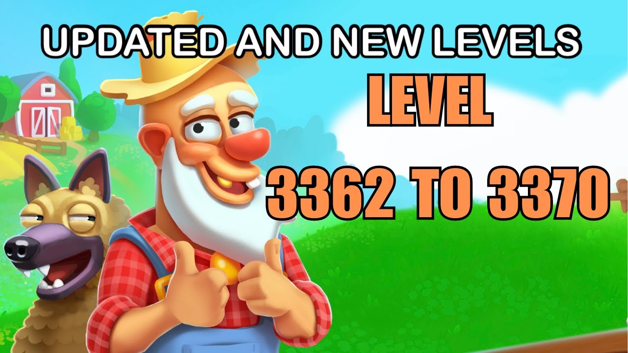 How to solve FARM JAM level 3362 to 3370 - YouTube