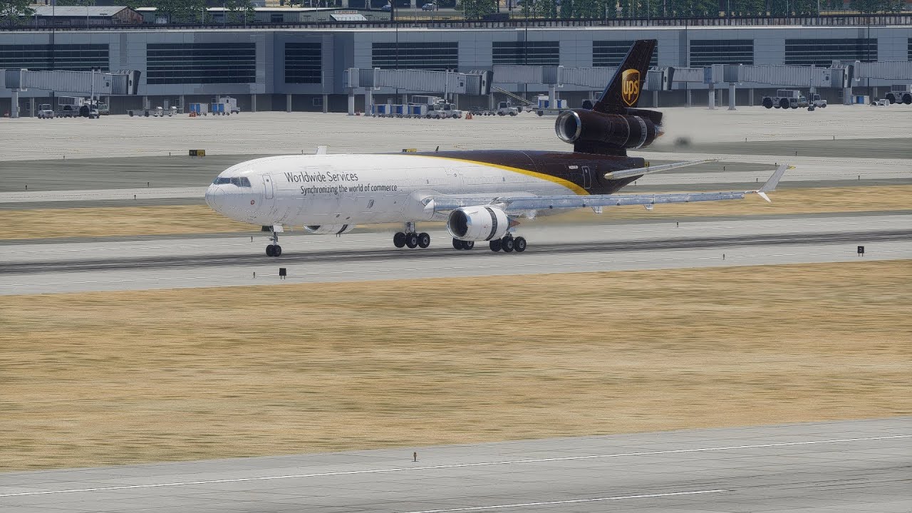 MD-11 Landing at Ontario, California | XPlane 12 - YouTube